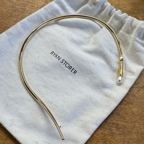 ryan storer | Jewelry | Gold And Pearl Necklace | Poshmark